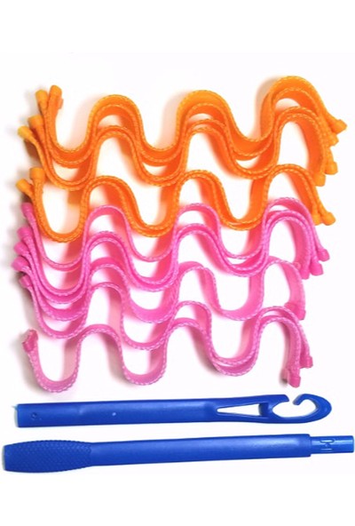 Farfi 12 Adet Mini Kadınlar Sihirli Saç Curlers Silindirler Dıy Dalgalı Hiçbir Isı Hairstyling Araçları Farfi 12 Adet Mini Kadınlar Sihirli Saç Curlers Silindirler Dıy Dalgalı Hiçbir Isı Hairstyling Araçları