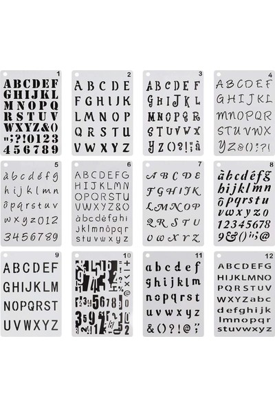 Kesoto 12X 5 x 8 Inç Dergi Scrapbook 5 