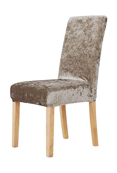 Elgeyar Ipek Kadife Sandalye Kılıfı,sandalye Örtüsü, Lastıkli, Standart 1 Adet