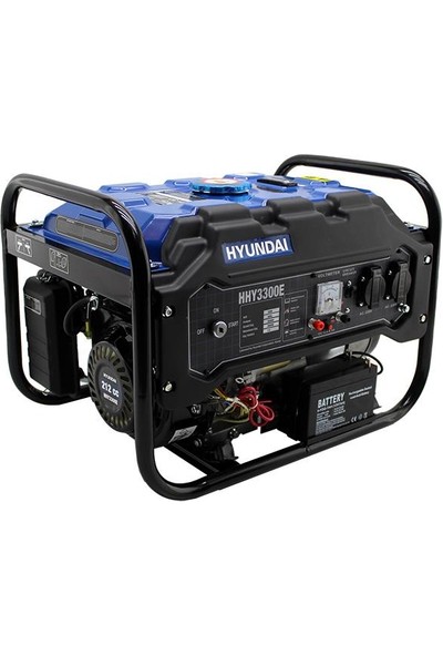 Hyundai HHY3300E Benzinli Marşlı Jeneratör 2.8 Kw
