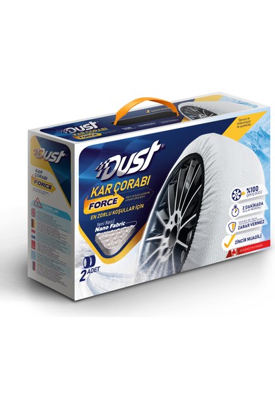Dust Auto Force Kar Çorabı - Kar Zinciri Muadili - Large