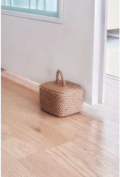 N Noxxo Dekoratif Halat Jüt Ip Dekorlu Beton Kapı Stoperi Door Stop N Noxxo Dekoratif Halat Jüt Ip Dekorlu Beton Kapı Stoperi Door Stop
