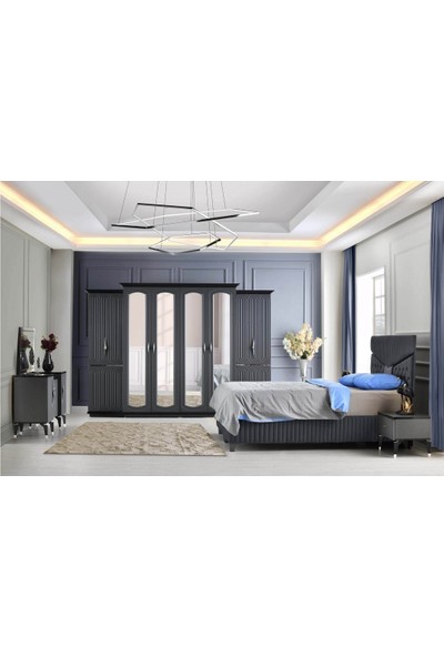 Viento Mobilya Aspendos Aynalı ve Kapaklı %100 Mdf Yatak Odası Takımı Viento Mobilya Aspendos Aynalı ve Kapaklı %100 Mdf Yatak Odası Takımı