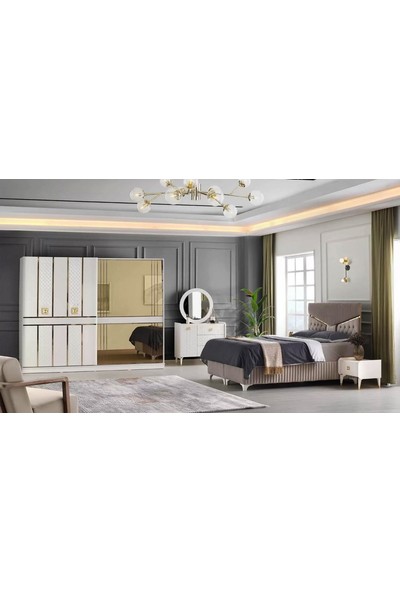 Viento Mobilya Toronto Aynalı ve Sürgülü %100 Mdf Yatak Odası Takımı Viento Mobilya Toronto Aynalı ve Sürgülü %100 Mdf Yatak Odası Takımı