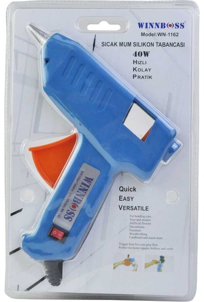 Winnboss 40W Silikon Tabancası Açma Kapama Tuşlu Winnboss 40W Silikon Tabancası Açma Kapama Tuşlu
