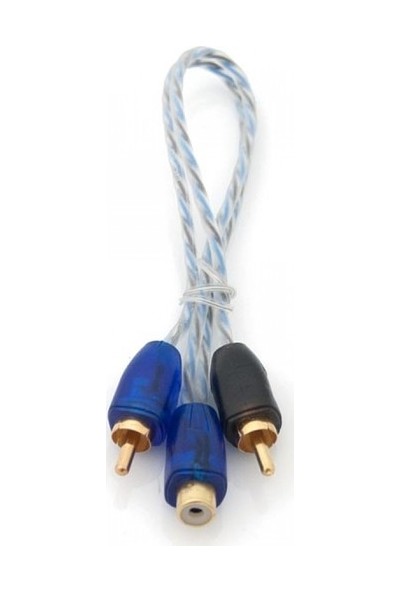 For-X Anfi Y Kablosu 2 Erkek 1 Dişi Rca Kablo 25 cm