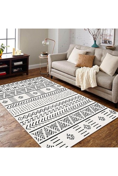Iskandinav Tarzı 3D Desenli Dijital Baskılı Halı Örtüsü