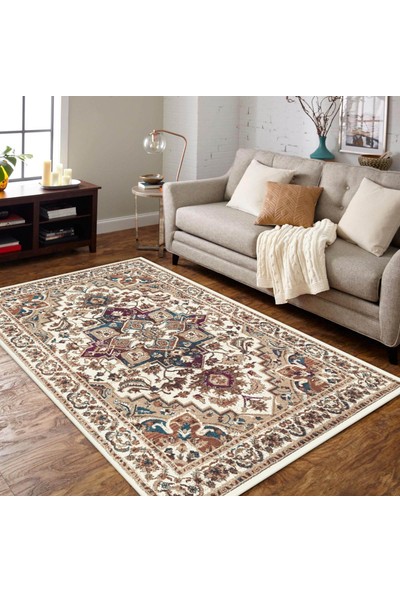 Yöresel Kilim 3D Desenli Dijital Baskılı Lastikli Halı Örtüsü