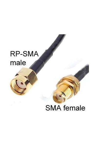 Rp-Sma Erkek Sma Dişi Kablo 1 Metre