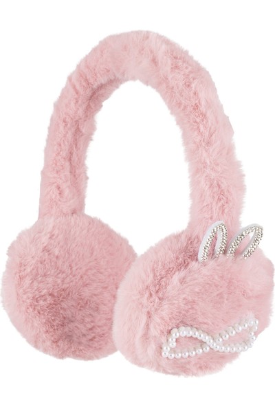 Kitti Arıcı Store Kız Çocuk Kışlık Gül Rengi Peluş Kulaklık Kitti Arıcı Store Kız Çocuk Kışlık Gül Rengi Peluş Kulaklık