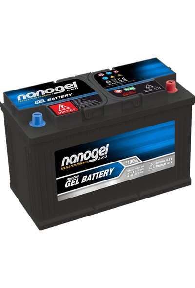 Nanogel 12V 100AH Jel Akü