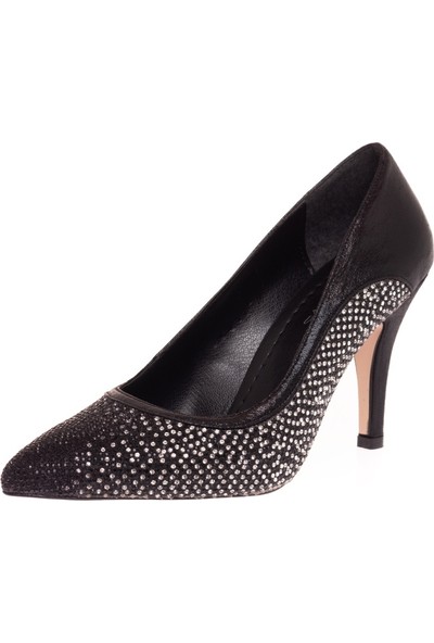 Kent Shop Siyah Taşlı 9 cm Taşlı Kadın Abiye Ayakkabı Kent Shop Siyah Taşlı 9 cm Taşlı Kadın Abiye Ayakkabı