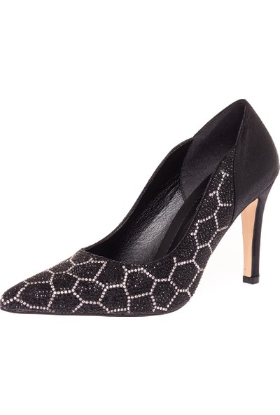 Kent Shop Siyah Taşlı 9 cm Taşlı Kadın Abiye Ayakkabı Kent Shop Siyah Taşlı 9 cm Taşlı Kadın Abiye Ayakkabı