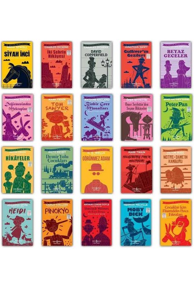 Çocuk Klasikleri 20 Kitap Set