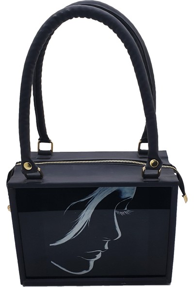 Dünyalarvar Kadın El Çantası Şık Omuz Çantası El Yapımı Özel Tasarım Su Geçirmez Deri