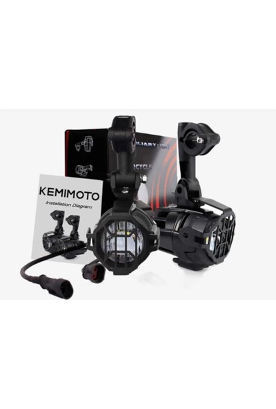 Kemi Moto E9 E-Mark Bmw Yamaha Motosiklet Sis Lambası