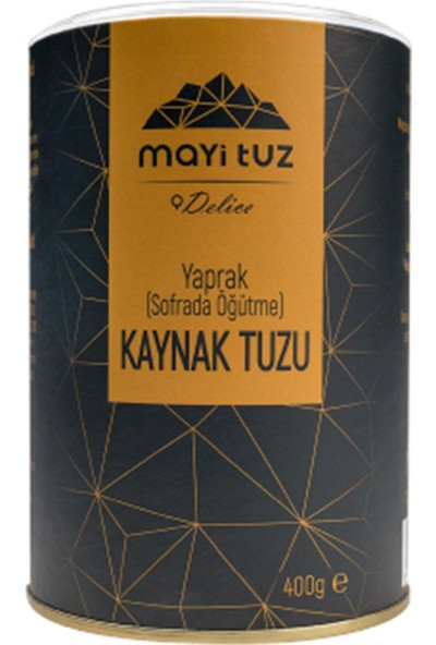 Mayi Tuz Sofrada Öğütme Tuzu Yaprak 400 gr. Mayi Tuz Sofrada Öğütme Tuzu Yaprak 400 gr.
