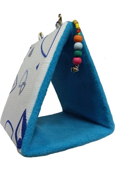 Pet Materyal Zilli Boncuklu Kuş Yatağı Pet Materyal Zilli Boncuklu Kuş Yatağı