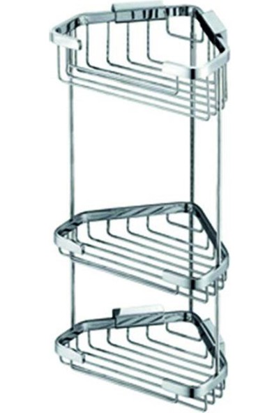 Bocchi Tel Sabunluk Malzemelik Köşe Üçlü Krom 3050 0020