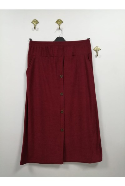 Julyanbutik Büyük Beden Cepli Düğmeli Kışlık Kadife Etek Julyanbutik Büyük Beden Cepli Düğmeli Kışlık Kadife Etek