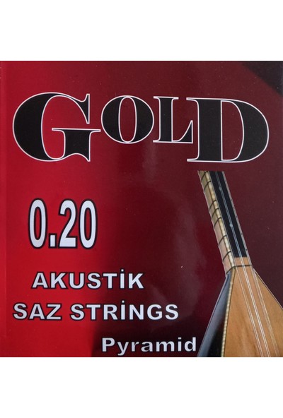 SAZ Gold GS20T Saz Teli Topuzlu 0.20