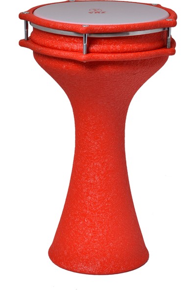 Saz 840A-ORN Alüminyum Darbuka Krokodil Turuncu 20CM