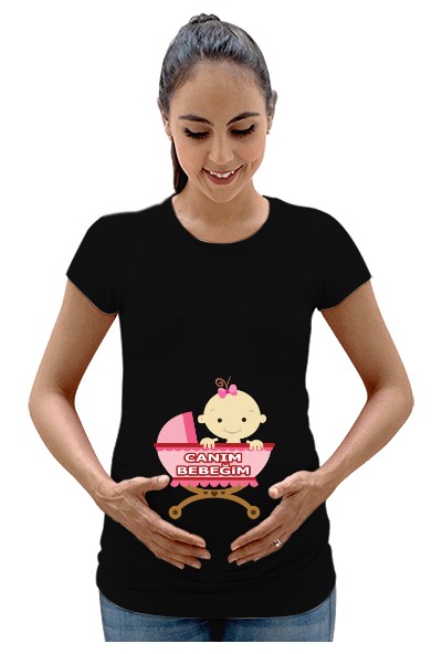 Tisho Canım Bebeğim Kadın Hamile Tişört