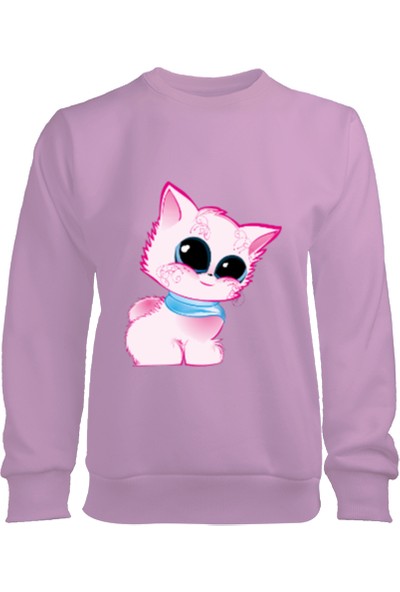 Tisho Kedi Kadın Sweatshirt Kadın Sweatshirt