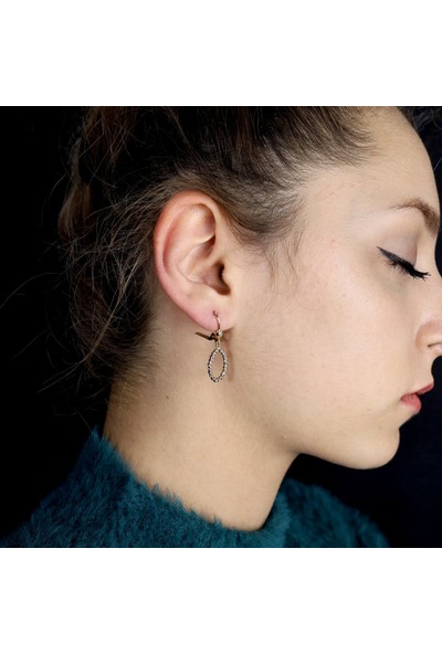 Ata Mücevherat Doricalı Modern Küpe