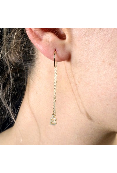 Ata Mücevherat B Harfli Küpe