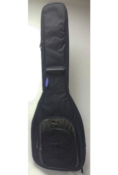 Valencia Bas Gitar Kılıfı, Scale 4/4, Siyah+ Renk, 600D Nay