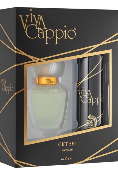 Huncalife Viva Cappio Classic Kadın Parfüm Edt 60 ml + Deodorant 150 ml Huncalife Viva Cappio Classic Kadın Parfüm Edt 60 ml + Deodorant 150 ml