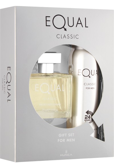 Huncalife Equal Classic Kofre Erkek Parfüm Edt 75 ml + Deodorant 150 ml Huncalife Equal Classic Kofre Erkek Parfüm Edt 75 ml + Deodorant 150 ml