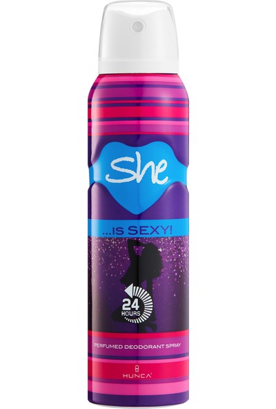 She Is Sexy Kadın Deodorant 150 ml She Is Sexy Kadın Deodorant 150 ml