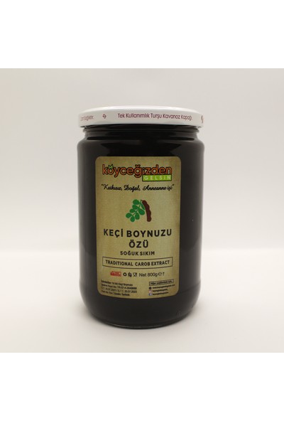 Köyceğiz`den Gelsin Doğal El Yapımı Keçiboynuzu Özü 800 gr