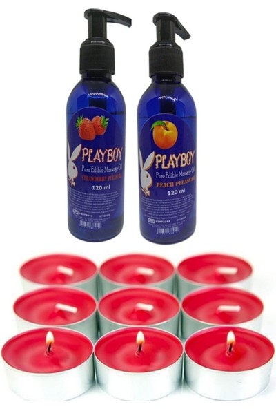 Playboy Aroma Terapi Spa Yenilebilir Çilek & Şeftali Vücut Masaj Yağı 120 ml Playboy Aroma Terapi Spa Yenilebilir Çilek & Şeftali Vücut Masaj Yağı 120 ml