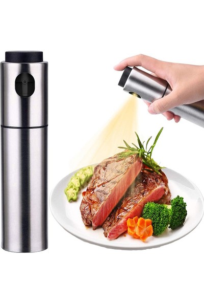 Tianyeda 100ML Doldurulabilir Yağ Püskürtücü -Gümüş (Yurt Dışından) Tianyeda 100ML Doldurulabilir Yağ Püskürtücü -Gümüş (Yurt Dışından)