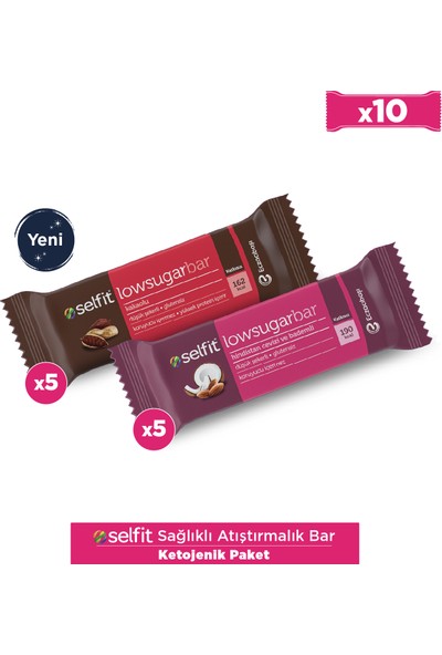 Eczacıbaşı Sağlıklı Atıştırmalık Bar Ketojenik x 10 Adet-Glutensiz-Vegan-Katkısız Eczacıbaşı Sağlıklı Atıştırmalık Bar Ketojenik x 10 Adet-Glutensiz-Vegan-Katkısız