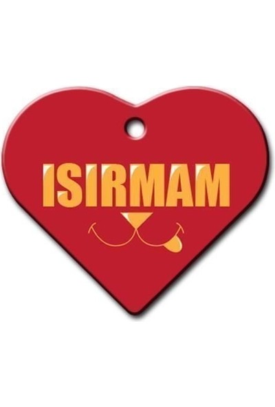 Pet Tag Art Isırmam Geniş Kalp Kedi Köpek Künyesi Small Pet Tag Art Isırmam Geniş Kalp Kedi Köpek Künyesi Small