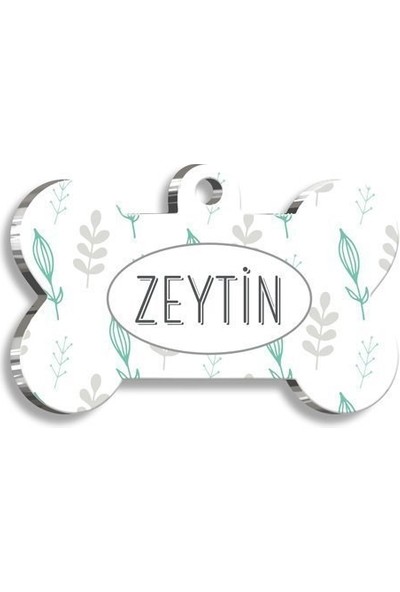 Pet Tag Art Ince Yaprak Desenli Kemik Şekilli Kedi Köpek Künyesi Large: 3,8 Cm. Pet Tag Art Ince Yaprak Desenli Kemik Şekilli Kedi Köpek Künyesi Large: 3,8 Cm.