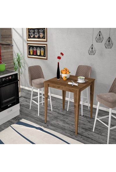 BMdekor Yemek Masası Yenice Ceviz (70 Cm)
