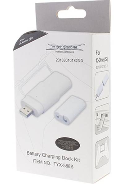 Dobe Xbox One S Için Batarya Şarj Kiti ve Docku