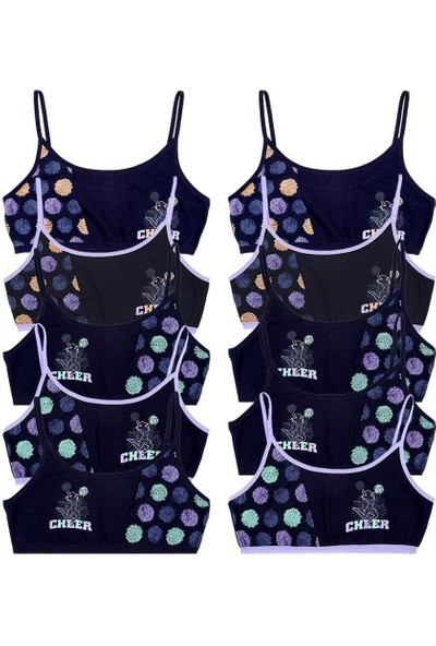 Donella 10'lu Cheer Baskılı Genç Kız İlk Sütyen - 5971461FPC