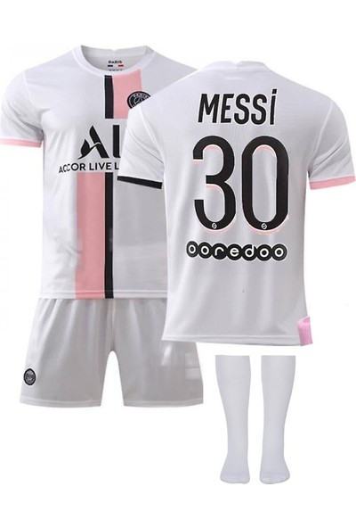 Hnsport Çocuk Paris Sg Messi Deplasman Forma+Şort+Çorap 3lü Set Hnsport Çocuk Paris Sg Messi Deplasman Forma+Şort+Çorap 3lü Set