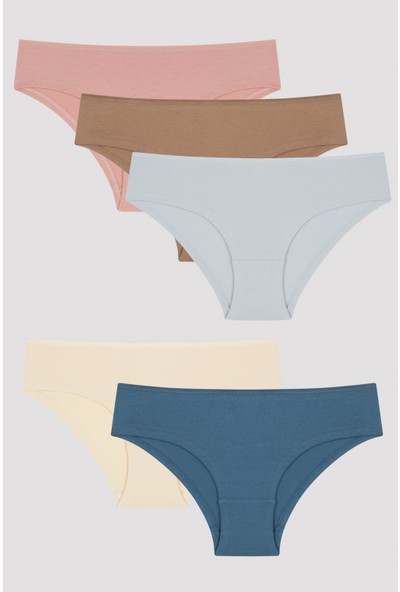 Penti Çok Renkli Earth Colors 5li Hipster Külot Penti Çok Renkli Earth Colors 5li Hipster Külot