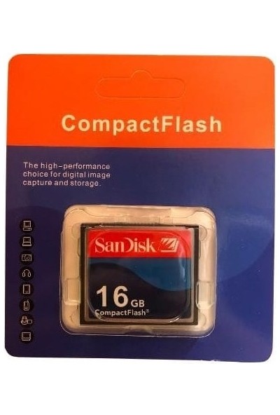 Sandisk 85440100077 16GB Compact Flash Hafıza Kartı Cf Kart Sandisk 85440100077 16GB Compact Flash Hafıza Kartı Cf Kart