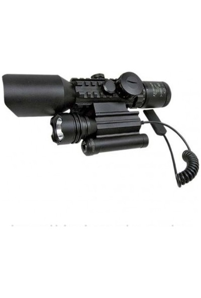 3-10X42 Nikula Zoomlu Av Tüfeği Dürbünü Tüfek Lazeri Zenon Fenerli M9 3-10X42 Nikula Zoomlu Av Tüfeği Dürbünü Tüfek Lazeri Zenon Fenerli M9