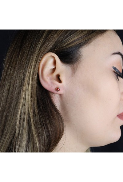 Ata Mücevherat Uğur Böceği Küpe