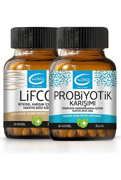 TheLifeCo Sindirim Desteği Paketi 2 - Lifco + Probiyotik TheLifeCo Sindirim Desteği Paketi 2 - Lifco + Probiyotik