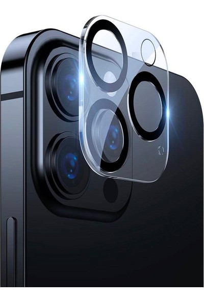 Baseus iPhone 13 Pro-13 Pro Max Full Çerçeve Kamera Lens Koruyucu 2 Adet Set SGQK000102